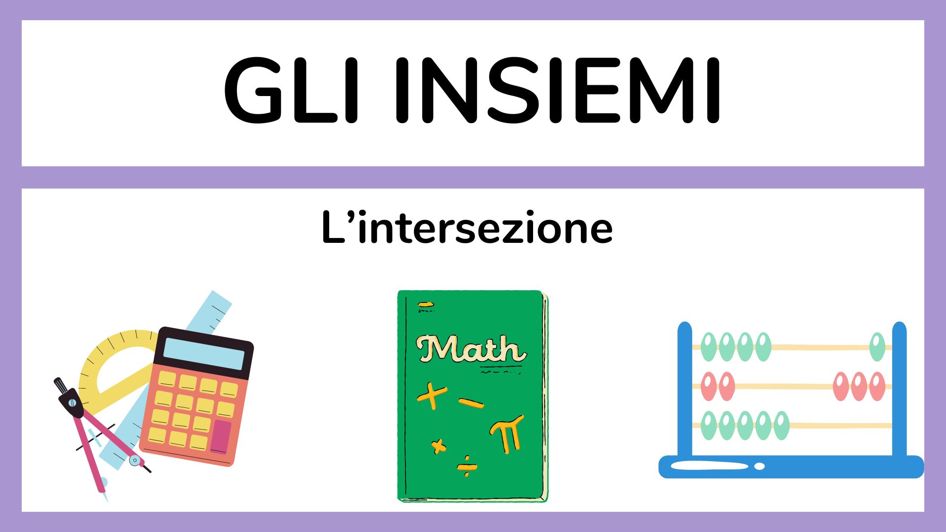 Intersezione tra insiemi - Blog didattico