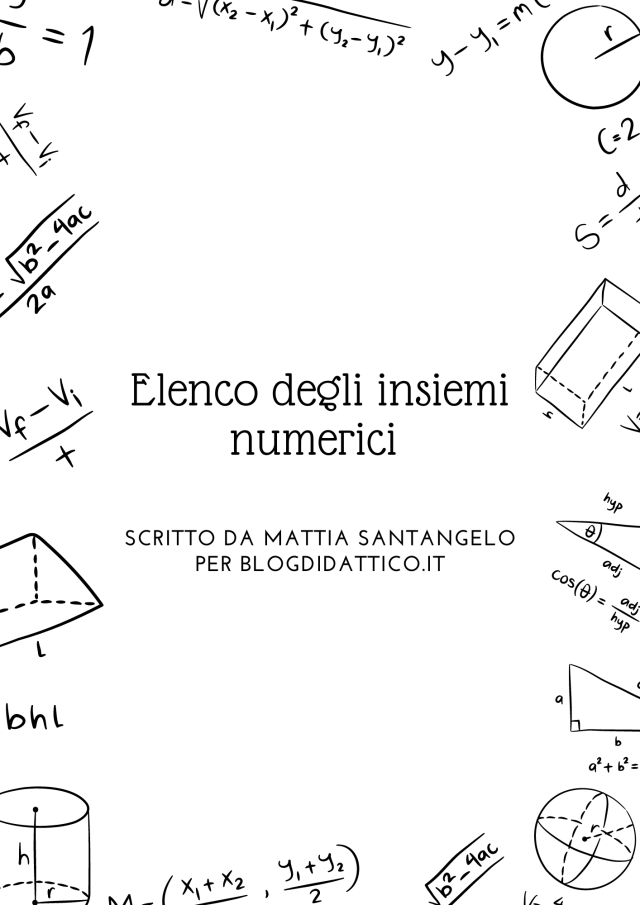 Elenco degli insiemi numerici - Blog didattico